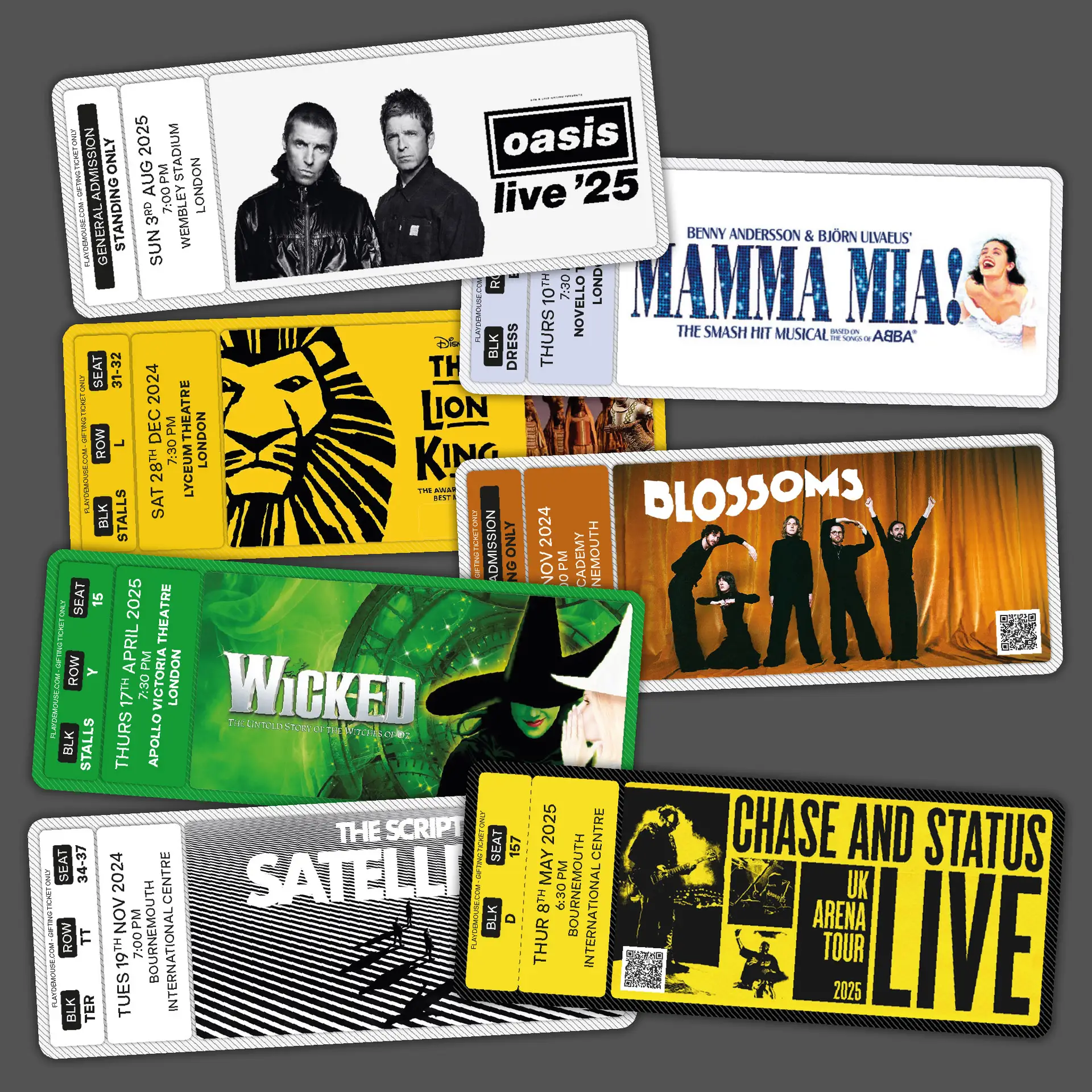 Concert, Show and Sporting Event Tickets - Flaydemouse